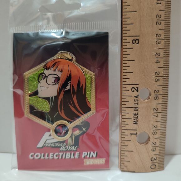 ATLUS | Jewelry | Persona 5 Futaba Sakura Golden Series Enamel Pin Full ...